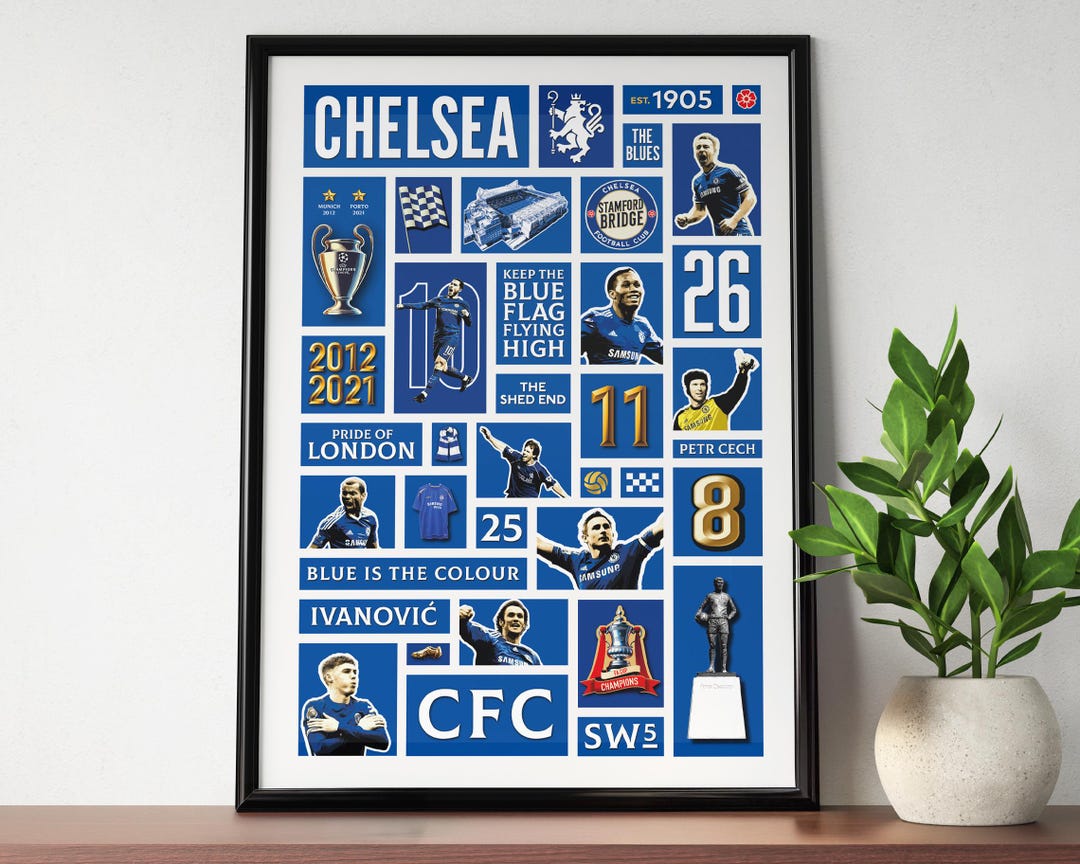 Chelsea Print | Chelsea History Poster | Chelsea Gift | Print Wall Art ...
