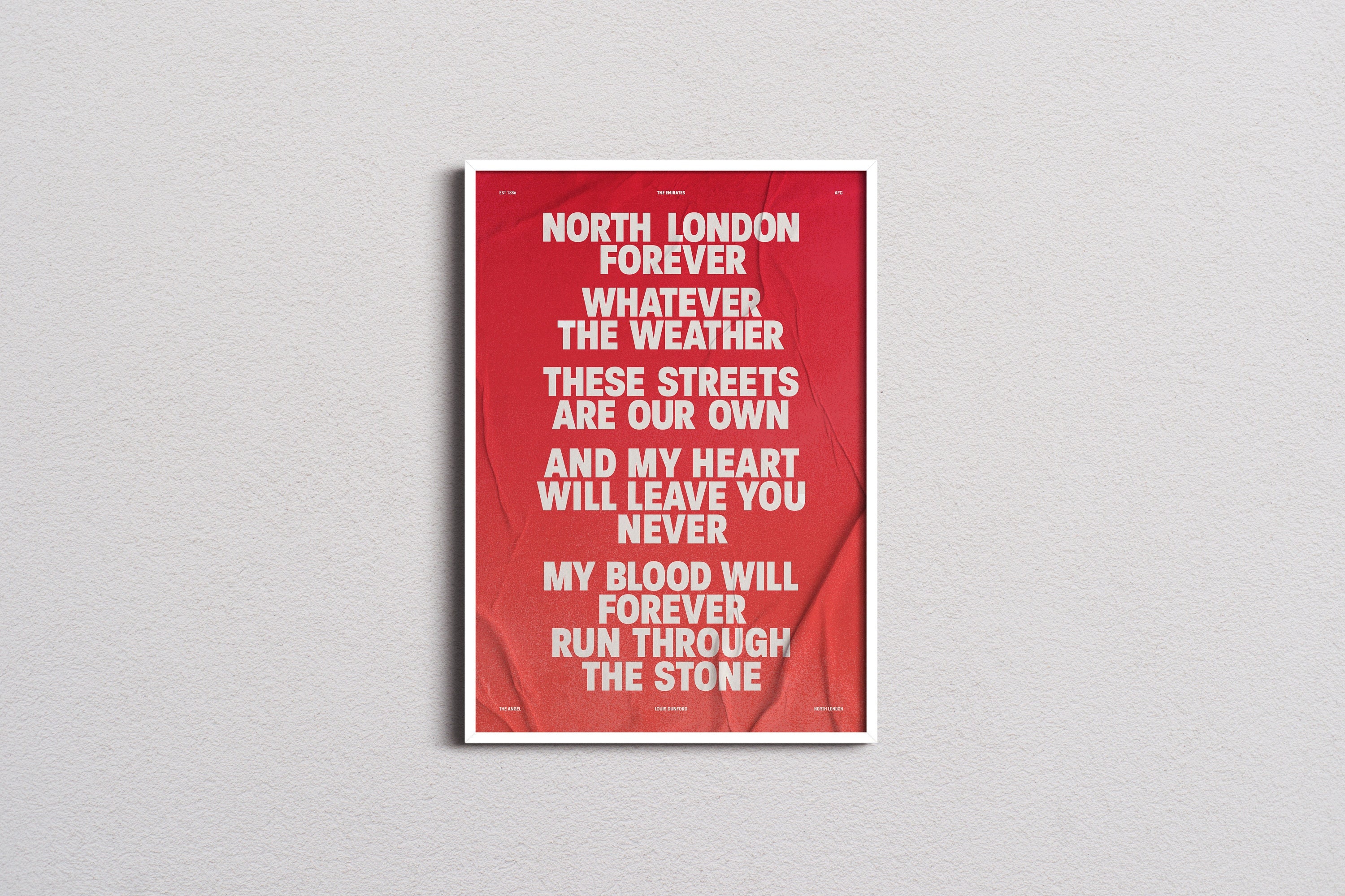 Arsenal Louis Dunford: the Angel Poster Arsenal Print the - Etsy Ireland