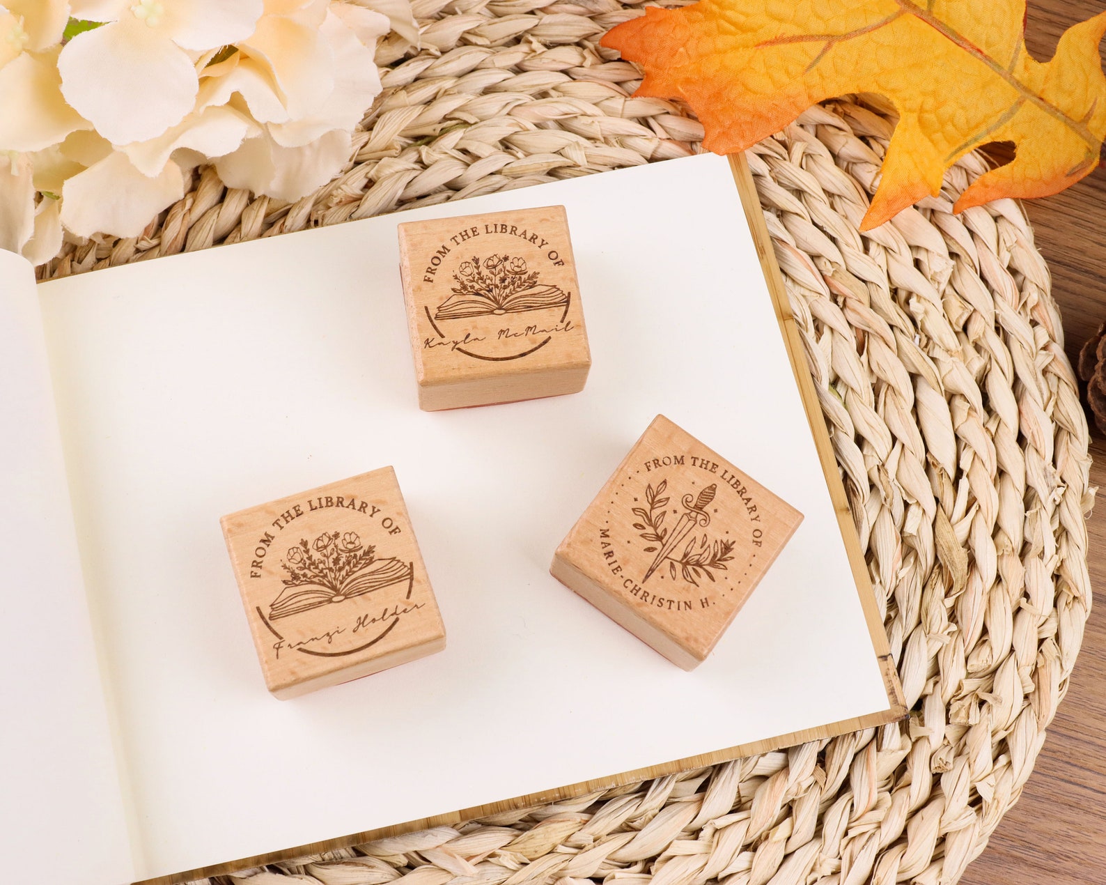 Book Embosser Custom With Your Name Books Library Embosser - Etsy