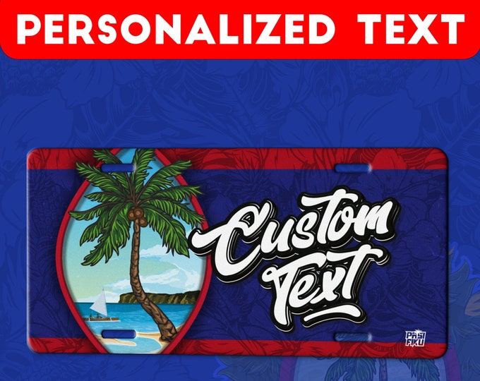 Custom Guam License Plate - Etsy