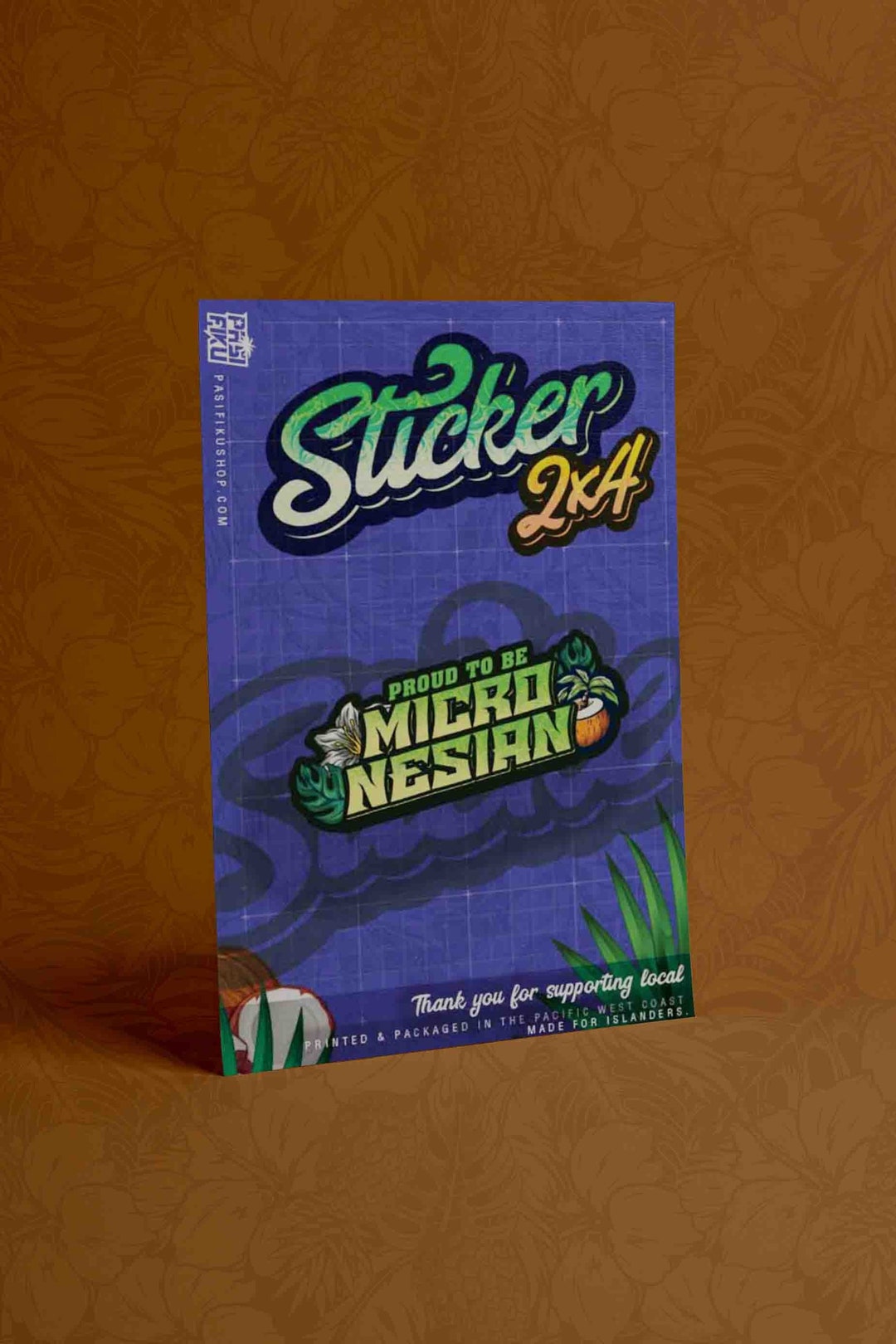 Proud Micronesian Sticker 2x4 Micronesia Chamorro Saipan Tinian Rota ...