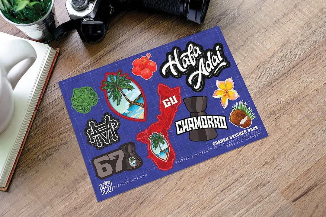 Guam Chamorro Sticker Pack - Etsy