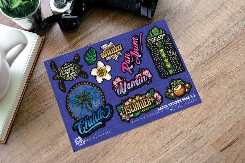 Chuuk Sticker Pack V.1 FSM Ran Anim - Etsy