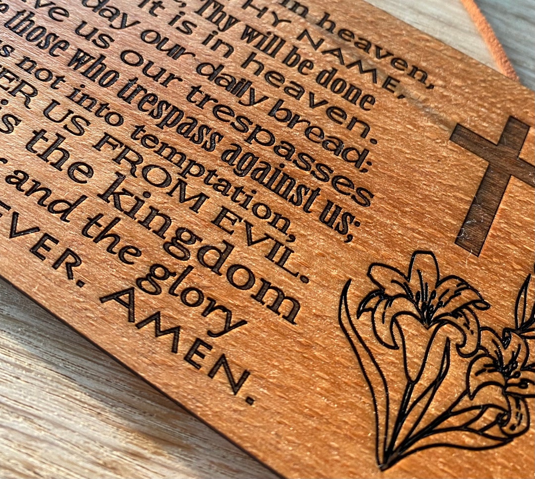 Lords Prayer Plaque. Religious Gift. Christian. Inspirational Gift ...
