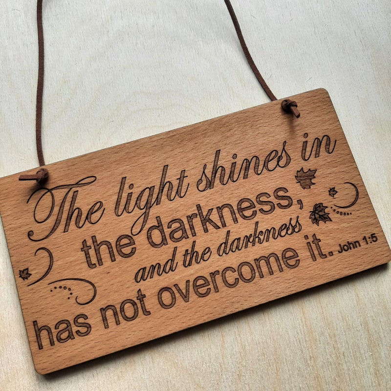 Bible Verse Plaque - Etsy