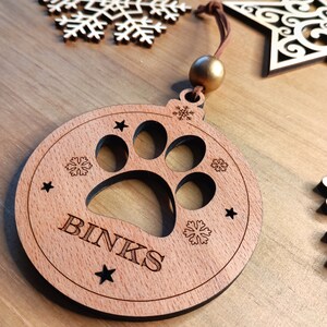 Personalised Dog Christmas Decoration, Pet Christmas Gift, Christmas ...