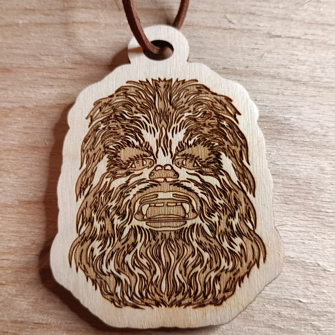Star Wars Inspired Chewbacca Tree Decoration / Personalised Gift Tag ...