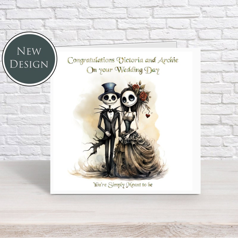 Corpse Bride Card - Etsy