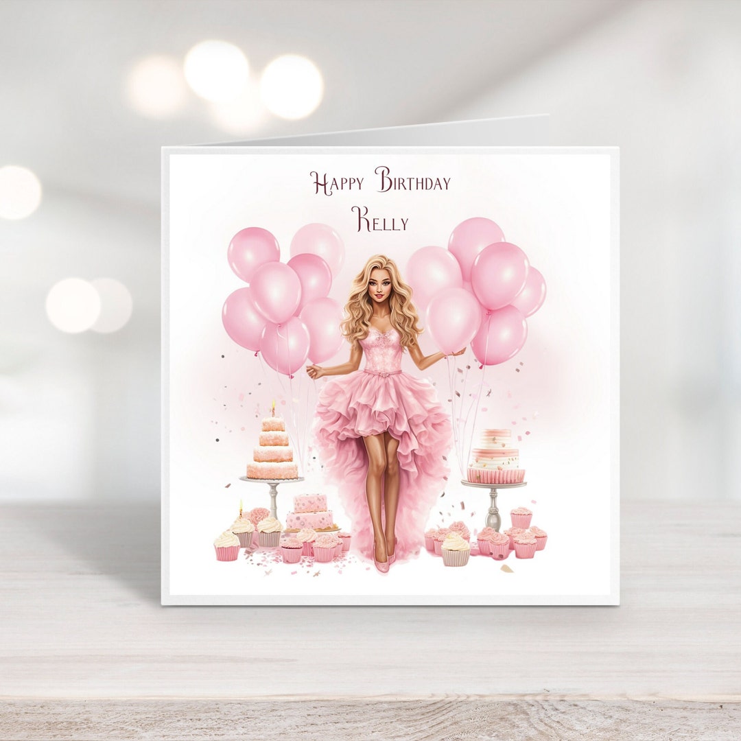 Personalised Girl Birthday Card L Funny Card L Girls Birthday L ...