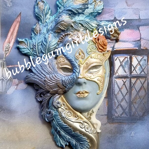 Peacock Mask - Etsy