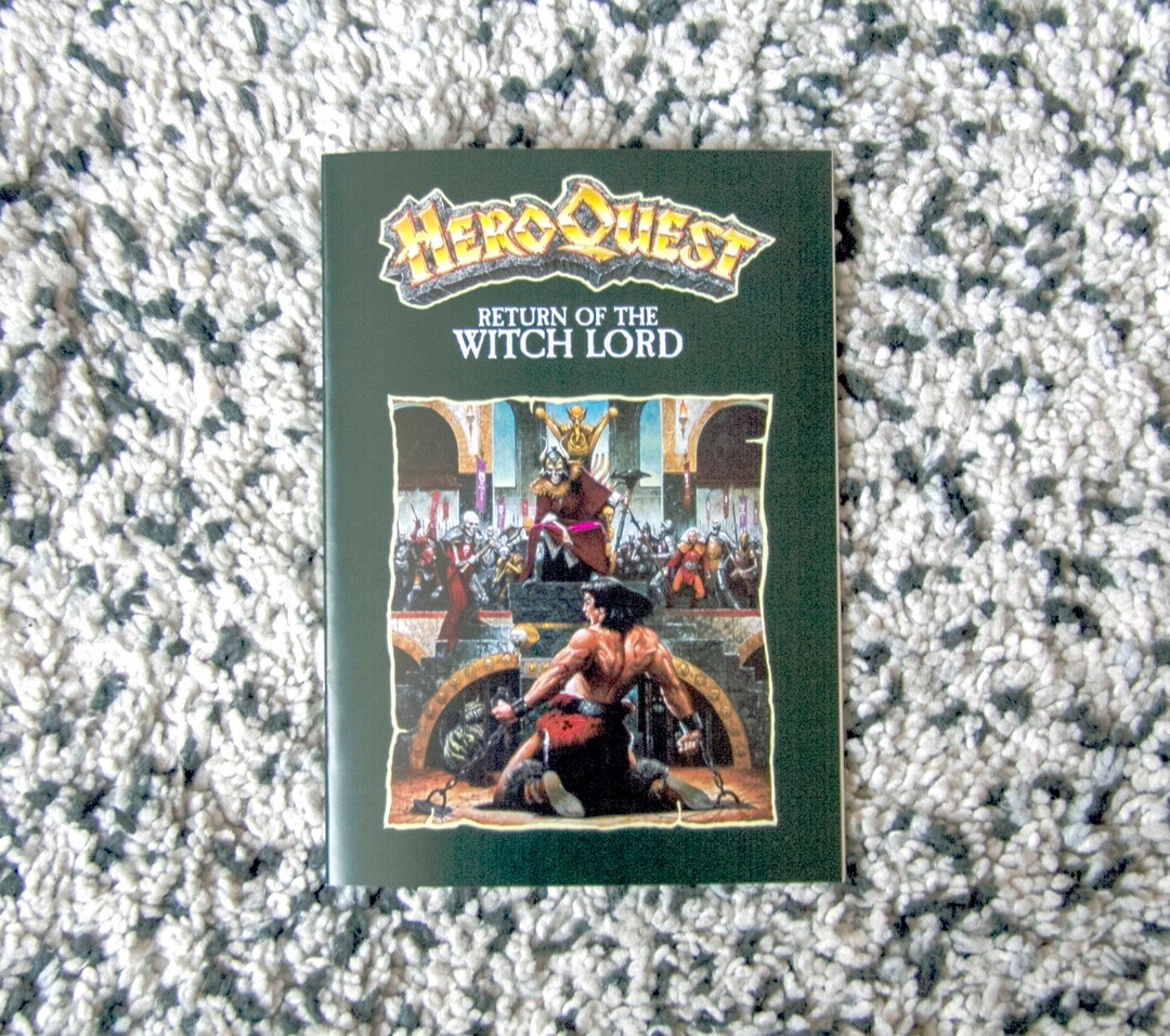 Heroquest / Hero Quest Return of the Witch Lord Quest Book ENG Repro - Etsy