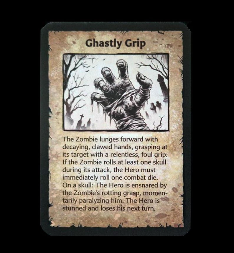 Extraquest Monster Skill Cards Set II - Undead **ENGLISH ONLY ...