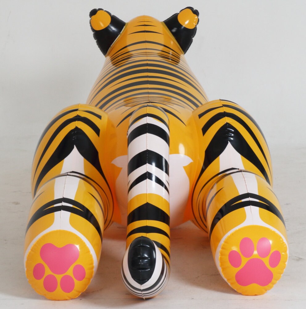 Huge Tiger Shiny orange 8 Feet / 260 Cm Long Shiny Pool Toy Big ...