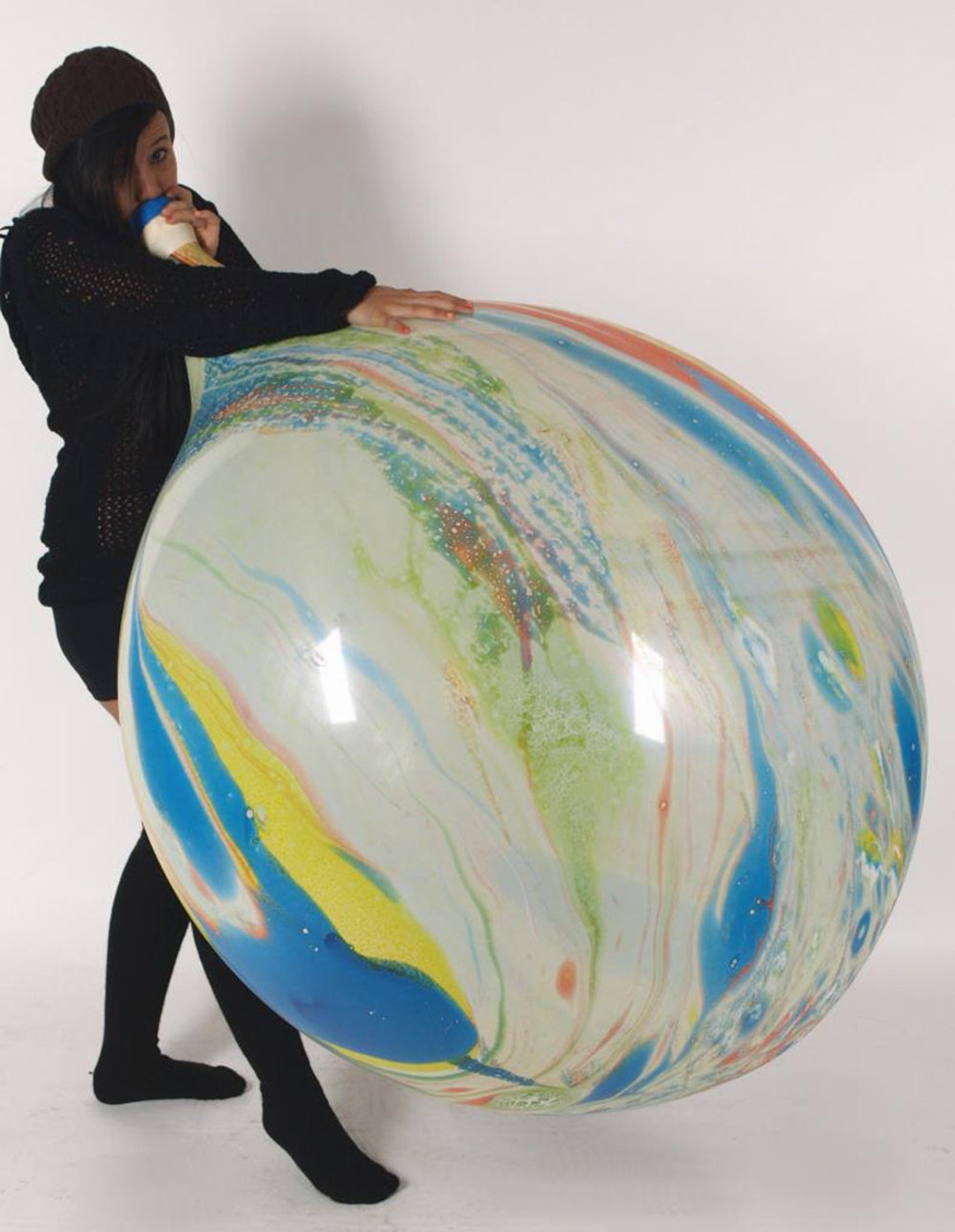 1x Big Cattex **marble Colors** 36-45 Inch Looner Big Latex Balloon - Etsy