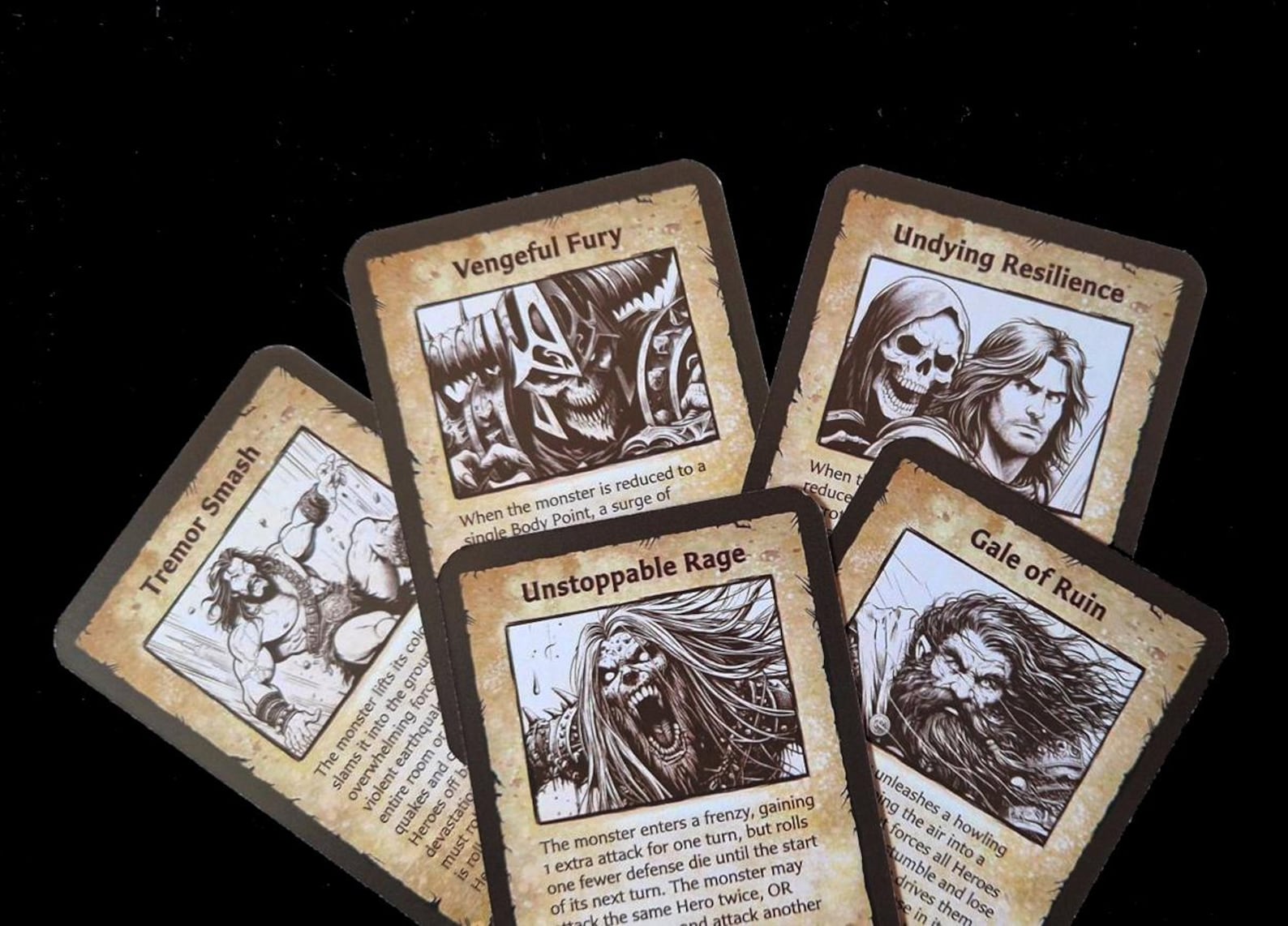 Extraquest Dread Abilities Cards **ENGLISH ONLY** (heroquest 2021 ...