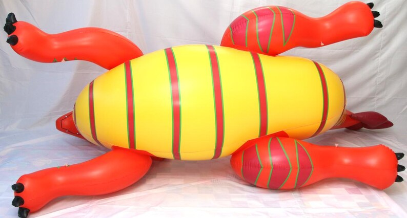Big Inflatable Dragon red Matte Version 375cm / 12 Feet Long Pool Toy ...