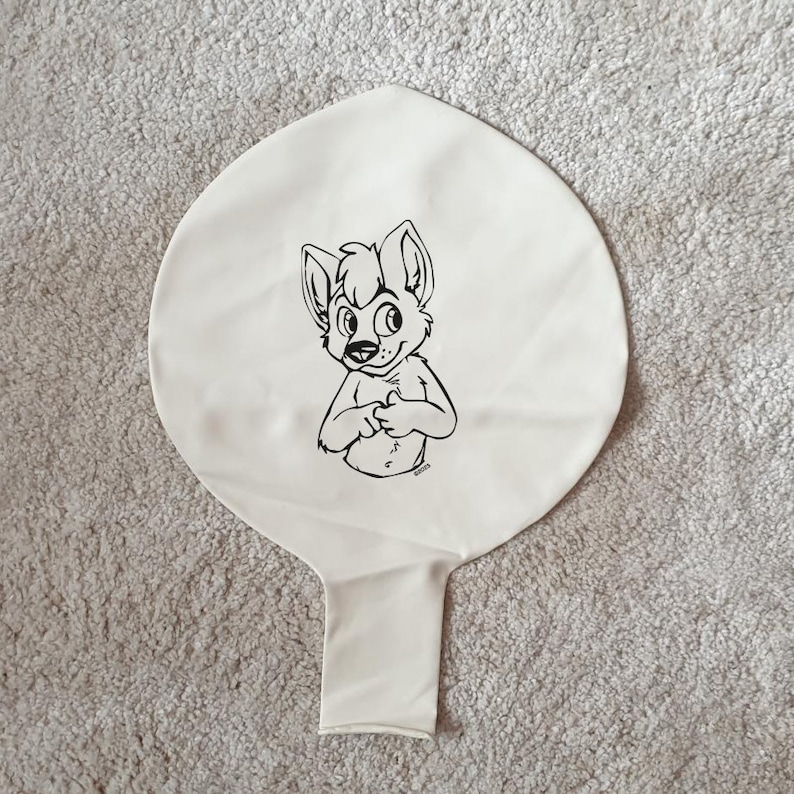 1x Big Cattex 44-48 Inch *mix Color* *furry Print* Looner Big Balloon ...