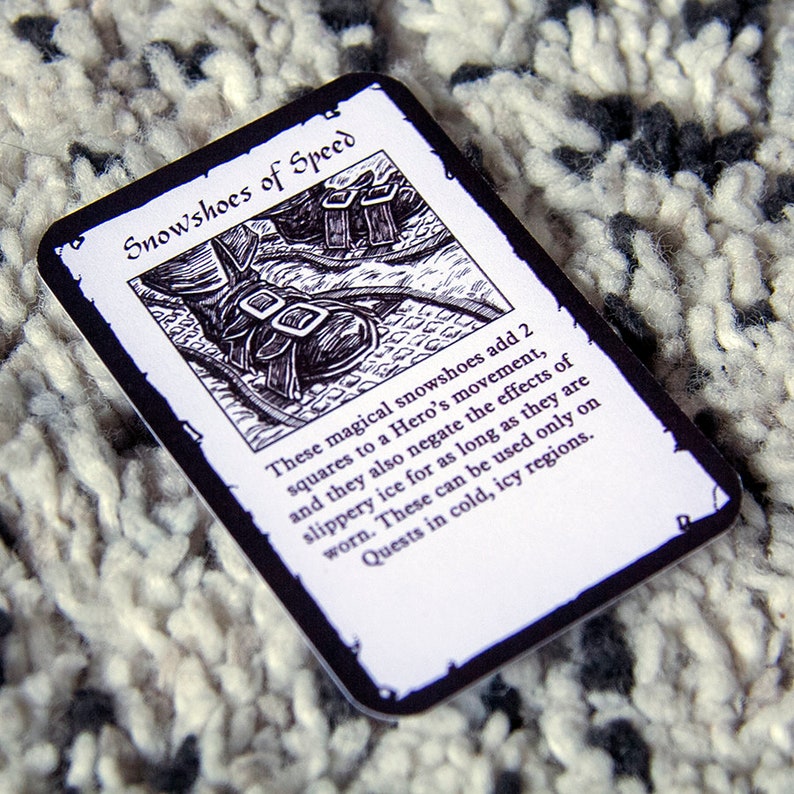 Heroquest / Hero Quest Barbarian Quest Pack EU Style Cards Full Set ENG ...