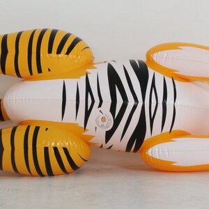 Huge Tiger Shiny orange 8 Feet / 260 Cm Long Shiny Pool Toy Big ...
