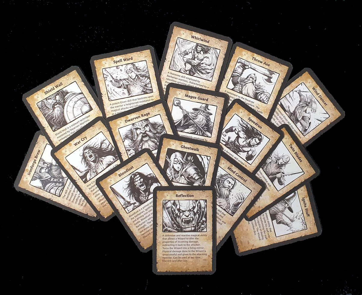 Extraquest Hero Skill Cards Set 1 **ENGLISH ONLY** (heroquest 2021 ...