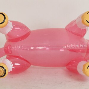 Huge Horse Pink Transp Shiny 6 Feet / 190 Cm High Shiny Pool Toy Big ...