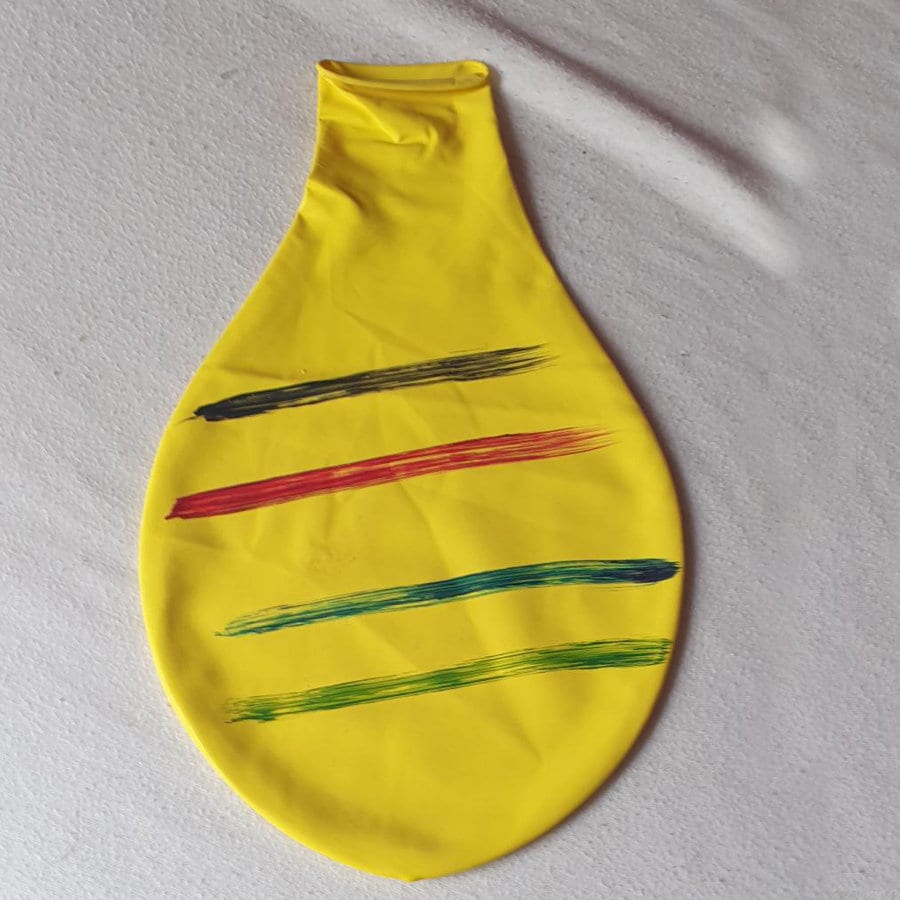 2x 36 Inch Sa **NEW STRIPED** Balloon *mix Colors* Big Balloon Looner ...