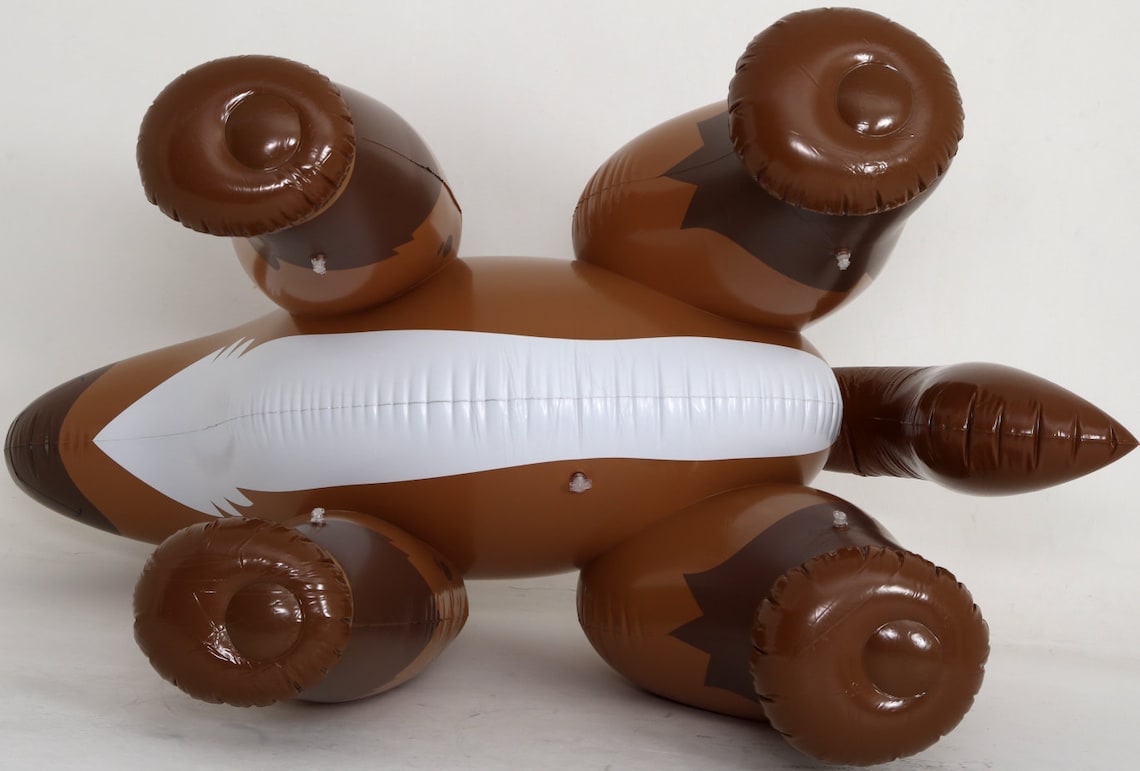 Huge Hyena Brown Shiny 5 Feet / 160 Cm High Shiny Pool Toy Big ...