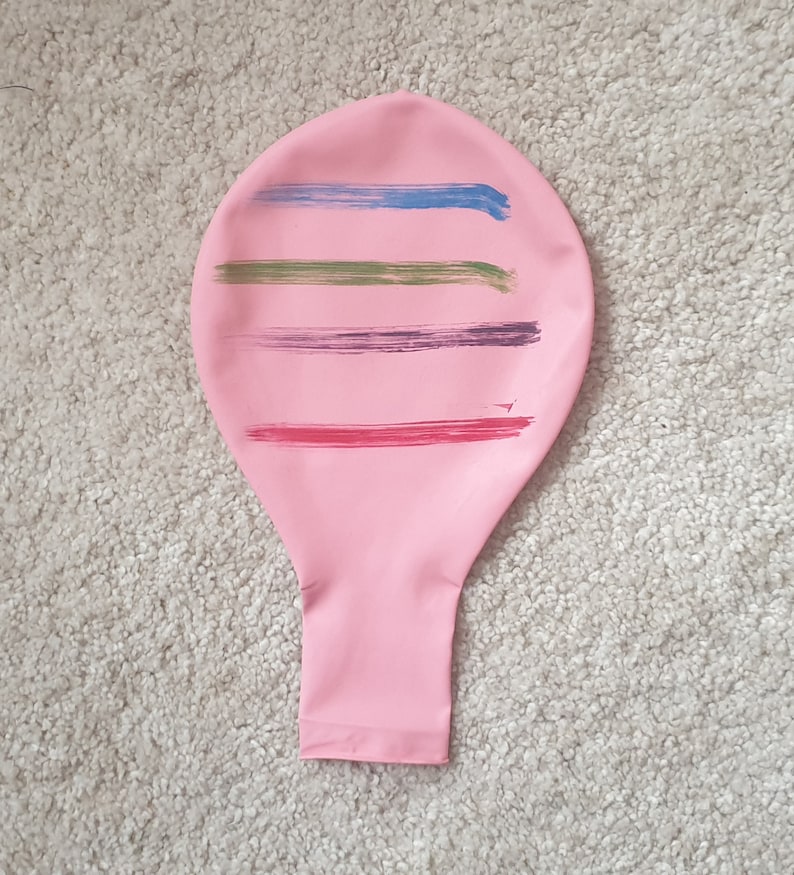 2x 24 Inch Sa **NEW STRIPED** Balloon *mix Colors* Big Balloon Looner ...