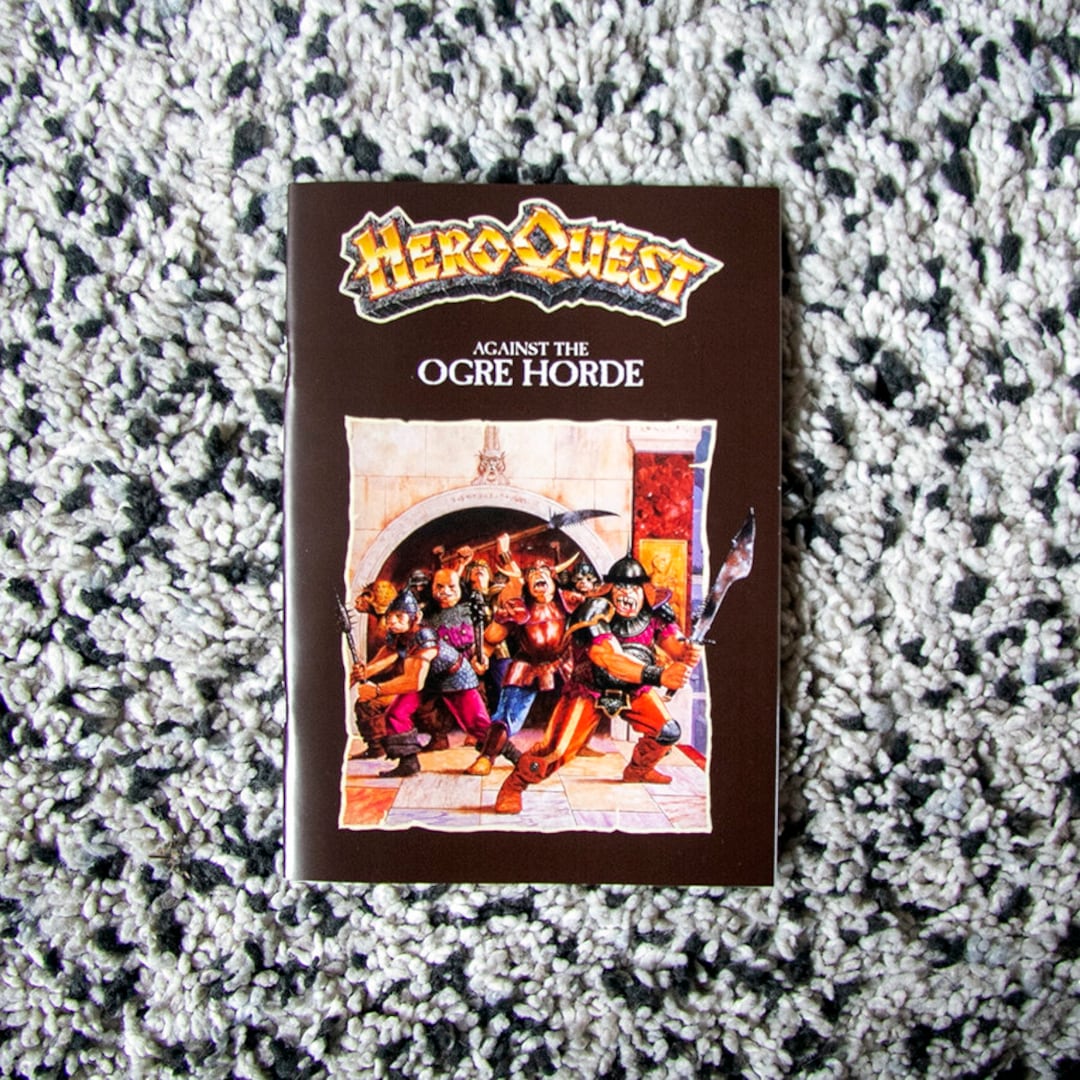 Heroquest / Hero Quest Against the Ogre Horde Quest Book ENG Repro - Etsy