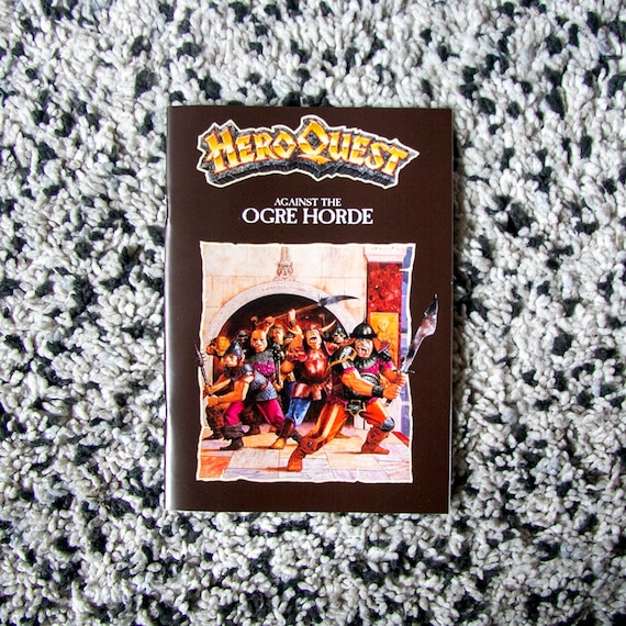 Heroquest / Hero Quest Against the Oger Horde Quest Book ENG - Etsy ...