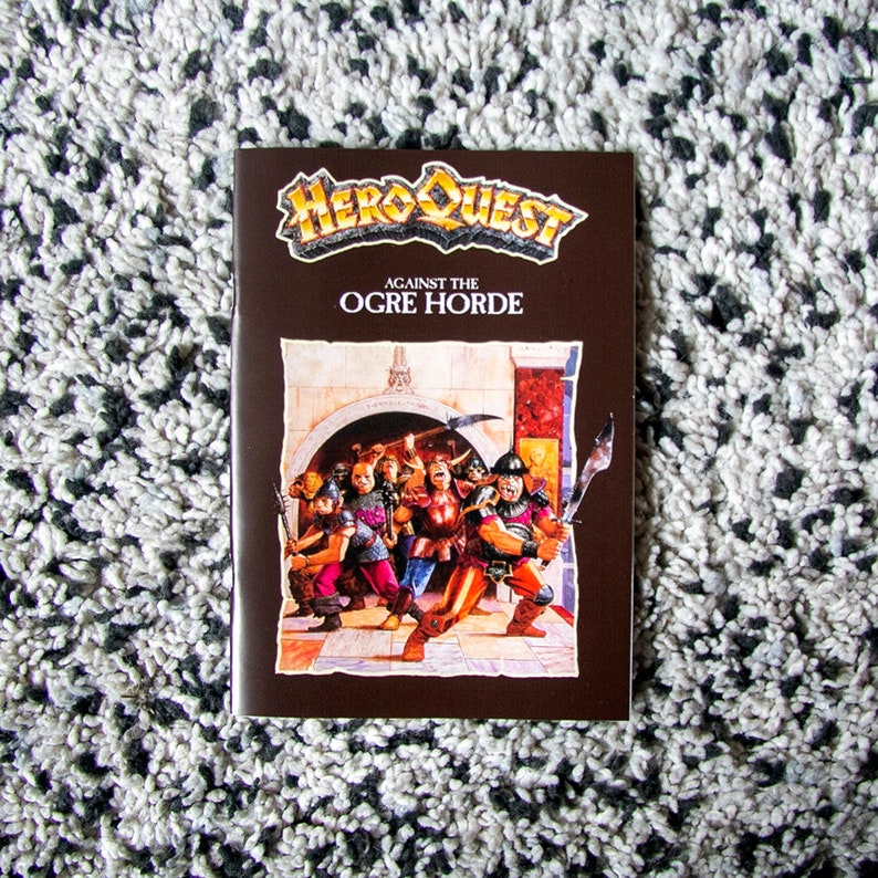 Heroquest / Hero Quest Against the Ogre Horde Quest Book ENG Repro - Etsy
