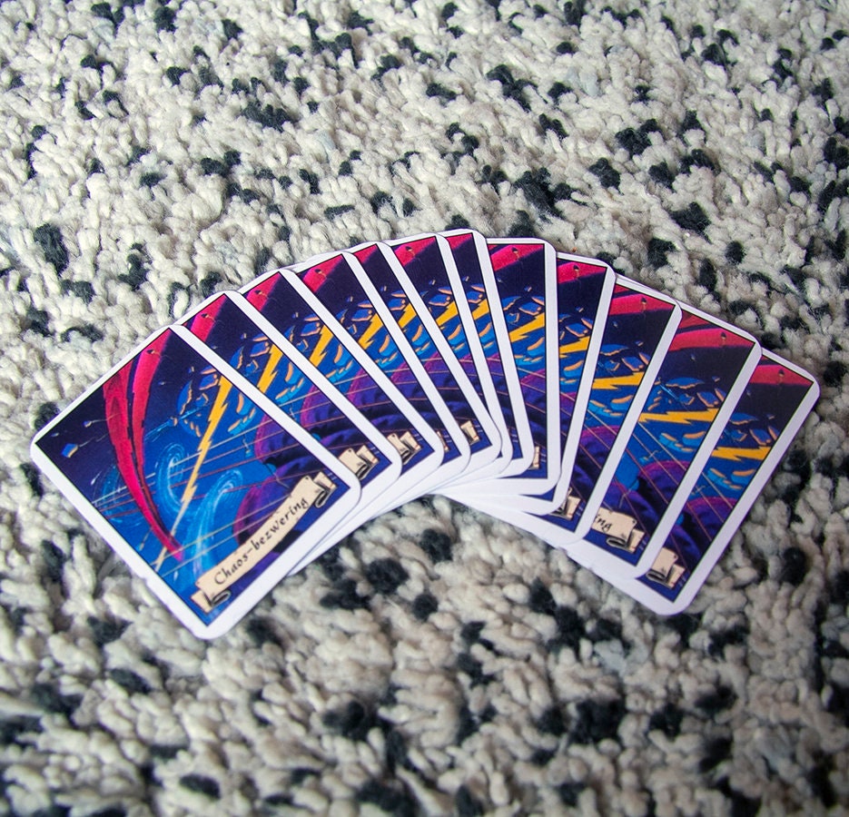 Heroquest US Chaos Spell Cards EU Style Cards - Full Set - Eng / Nl ...