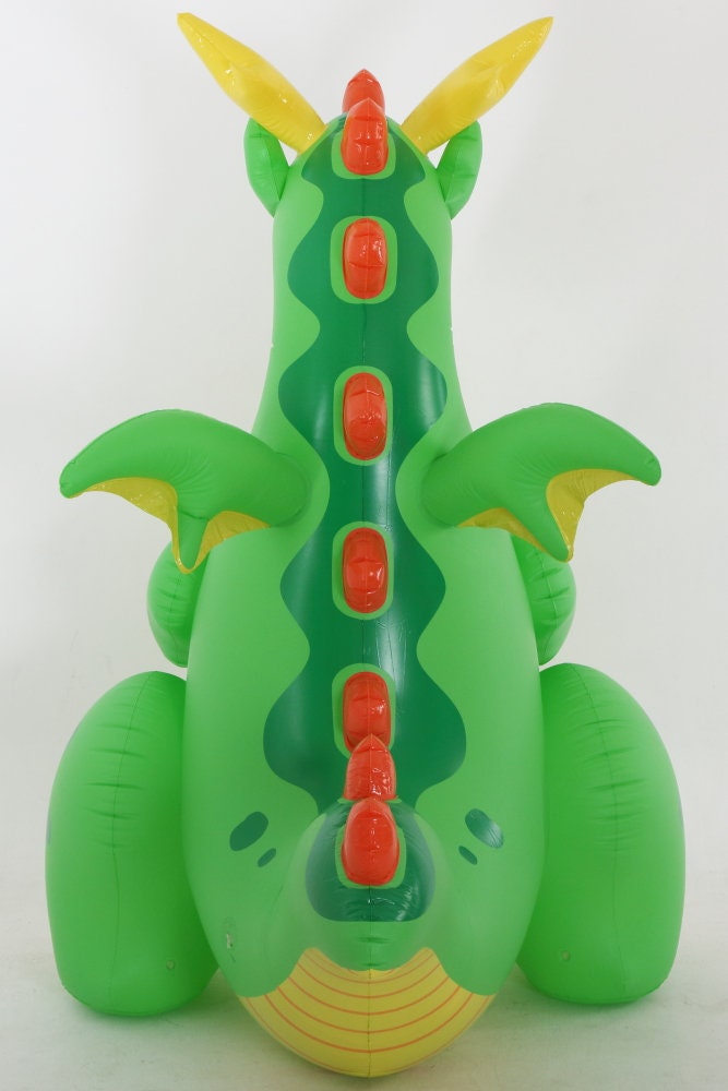 Huge Green dragon 7 feet/2.30 meter matte Pool Toy big Inflatable ...
