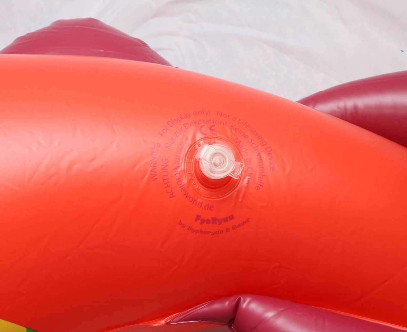 Big Inflatable Dragon red Matte Version 375cm / 12 Feet Long Pool Toy ...