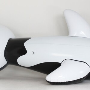 Huge black Whale 16 Feet/5 Meters Shiny Pool Toy Big Inflatable - Etsy