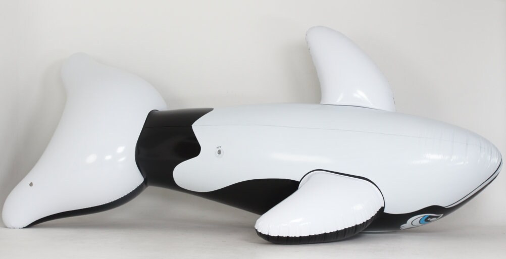 Huge black Whale 16 Feet/5 Meters Shiny Pool Toy Big Inflatable - Etsy