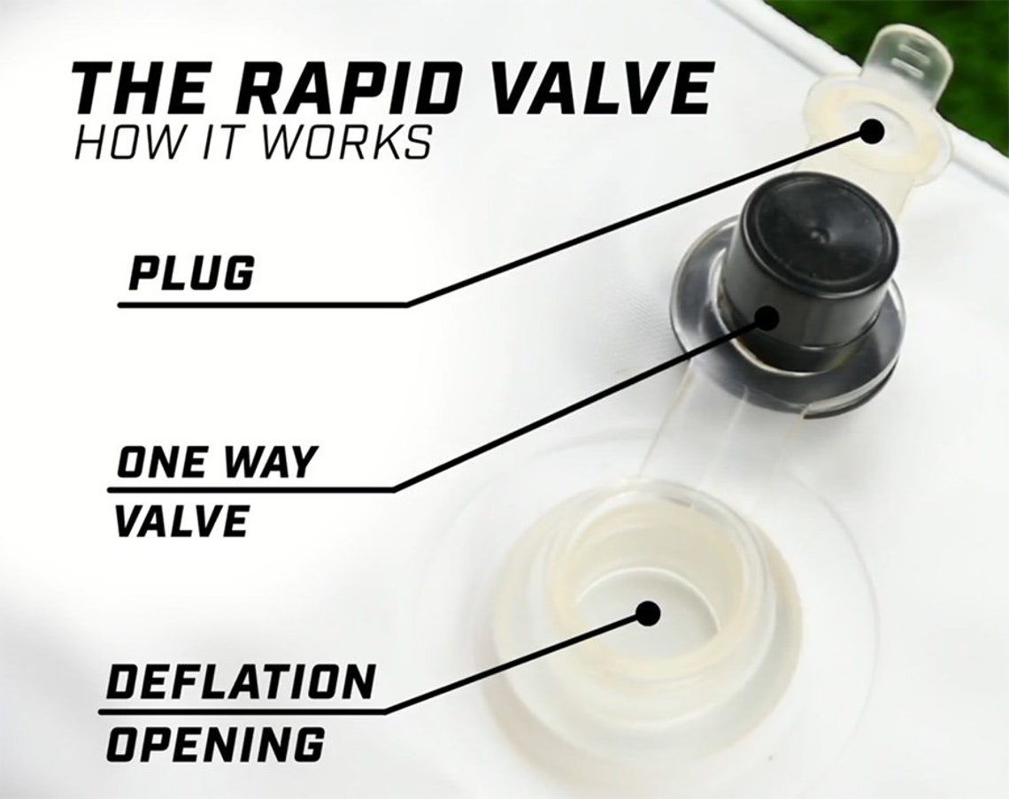 1x Rapid Inflation Valve big Size for Inflatables a Spare Extra Valve ...