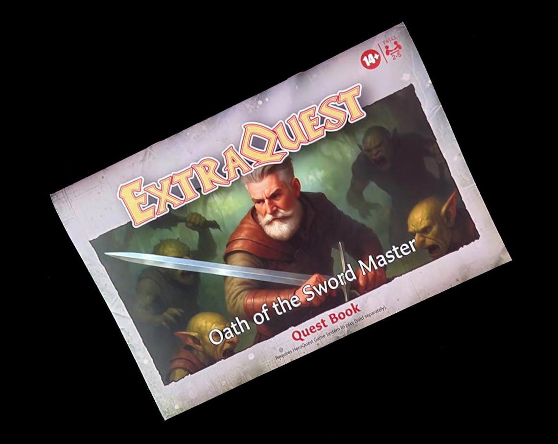 Extraquest Oath of the Sword Master Expansion **ENGLISH ONLY ...