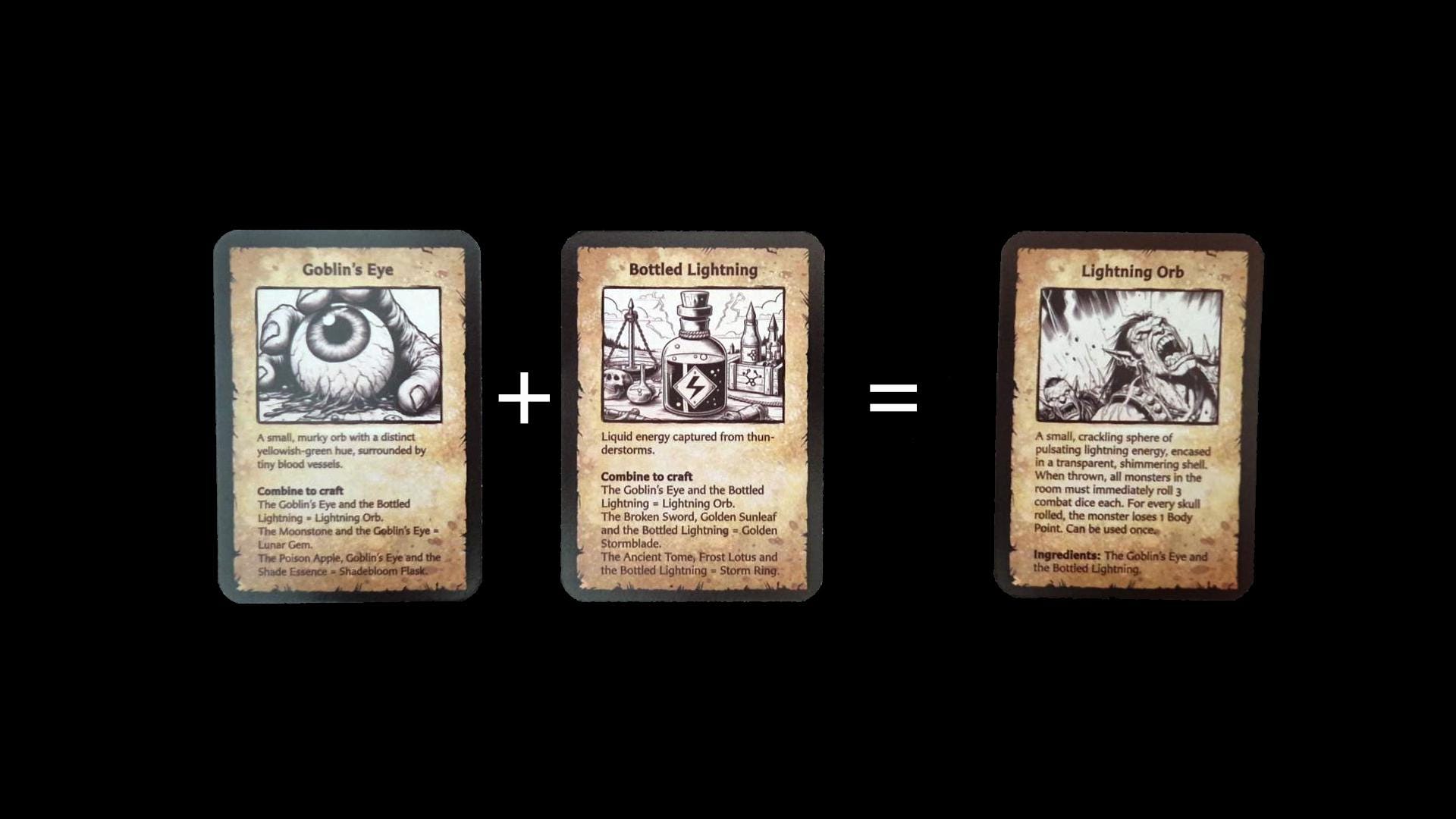 Extraquest Combine Unique Equipment Card Set **ENGLISH ONLY ...