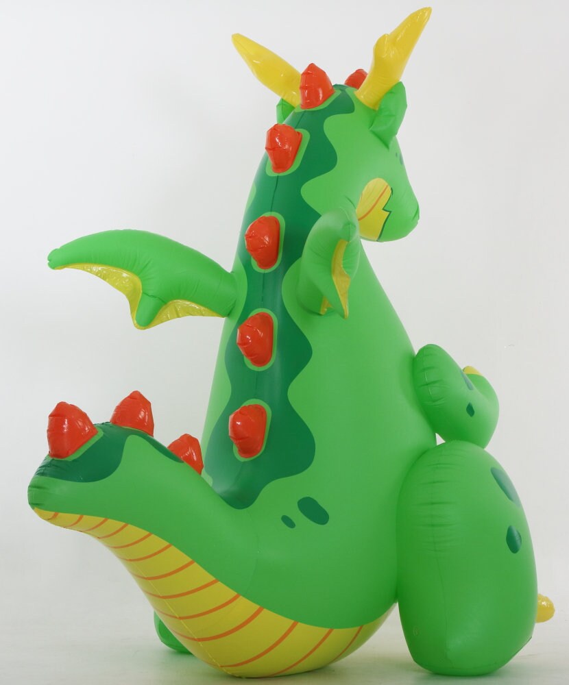 Huge green Dragon 7 Feet/2.30 Meter Matte Pool Toy Big - Etsy
