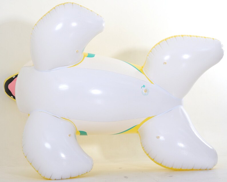 Big Inflatable Seal Yellow Shiny yellow 7feet Long 6 Feet High Pool Toy ...