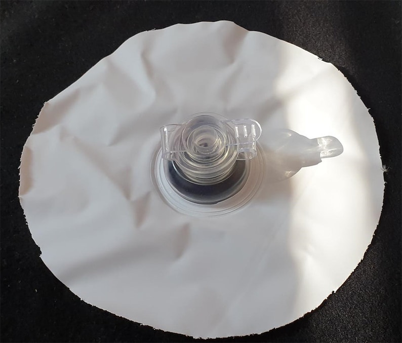 1x Rapid Inflation Valve big Size for Inflatables Welded on Piece of ...