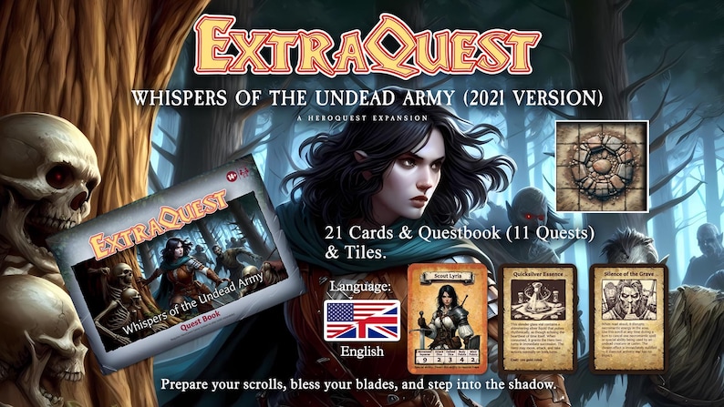 Extraquest Whispers of the Undead Army Expansion **ENGLISH ONLY ...