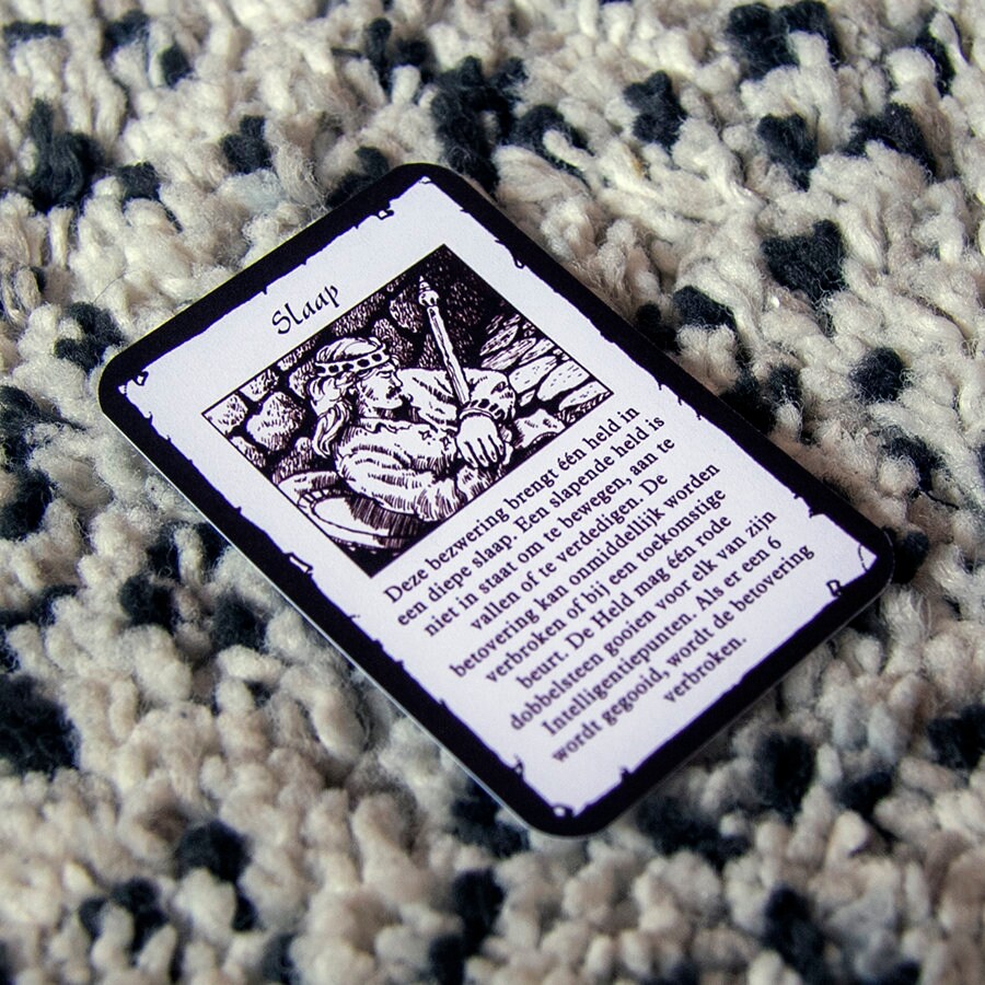 Heroquest US Chaos Spell Cards EU Style Cards - Full Set - Eng / Nl ...