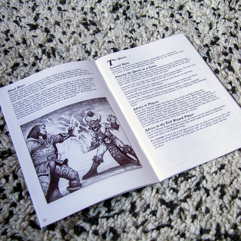 Heroquest / Hero Quest Against the Ogre Horde Quest Book ENG Repro - Etsy