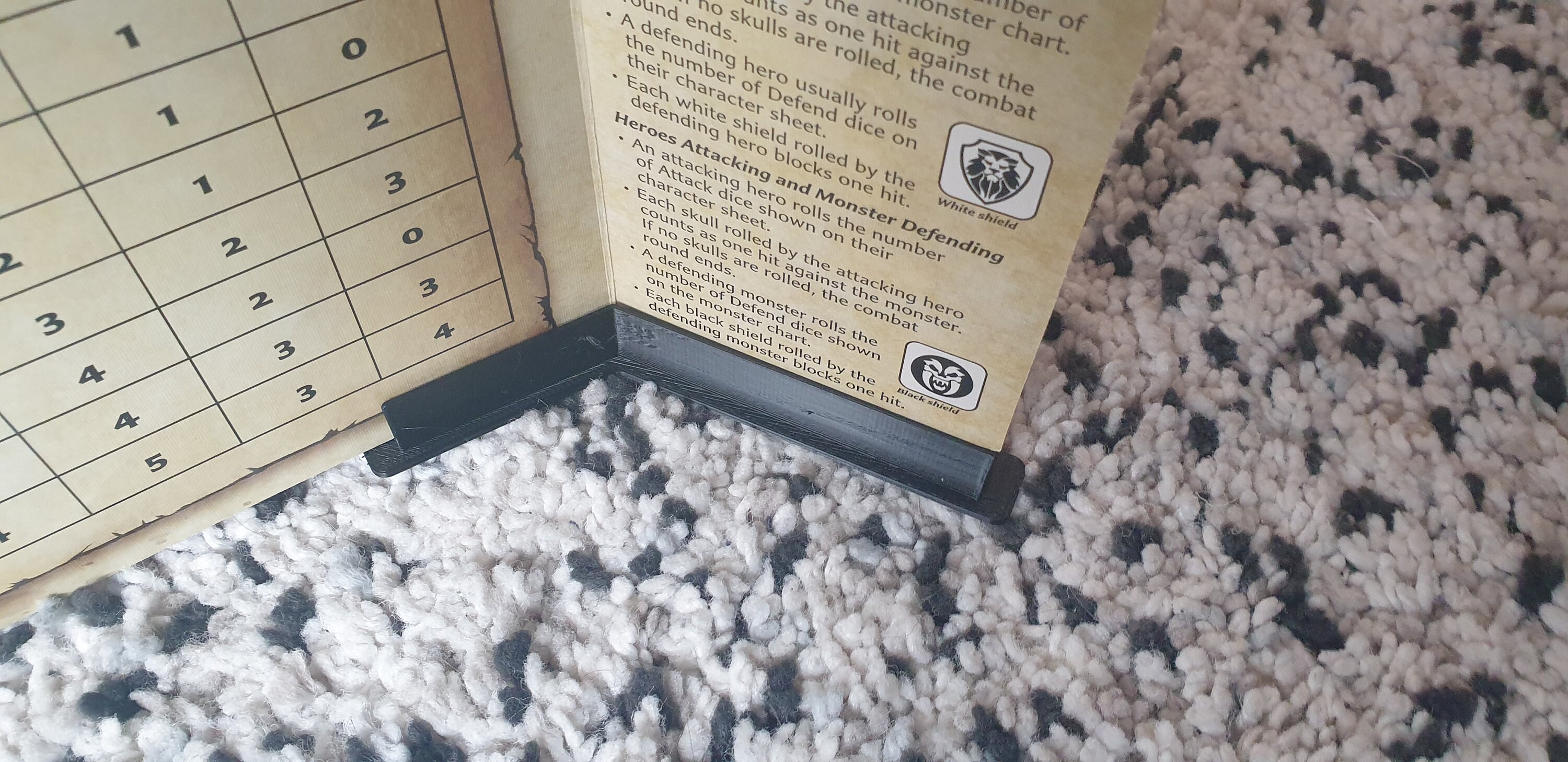 Heroquest / Hero Quest Game Master Screen Holders 1989 and 2021 Version ...
