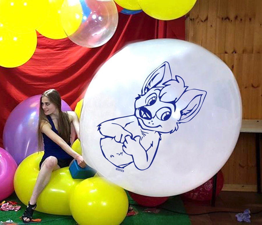 1x Big Cattex 36-45 Inch furry Print mix Color Looner Big Balloon - Etsy