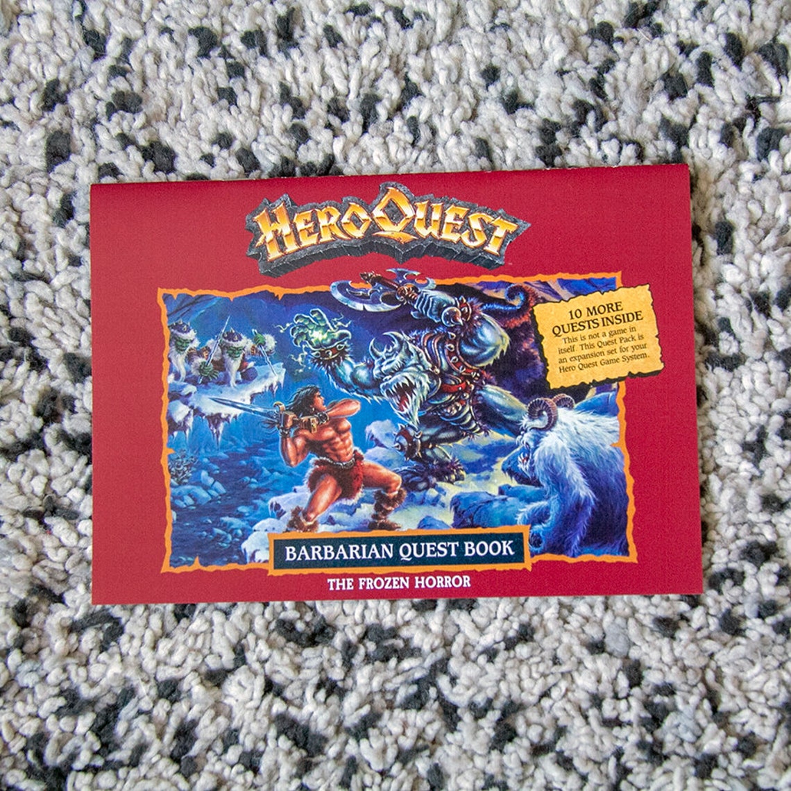 Heroquest / Hero Quest Frozen Horror EU Style Quest Book ENG / NL Repro ...