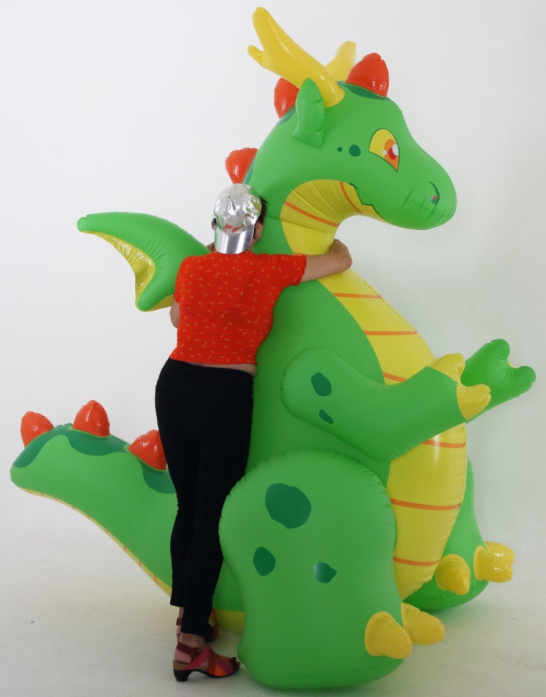 Huge green Dragon 7 Feet/2.30 Meter Matte Pool Toy Big - Etsy