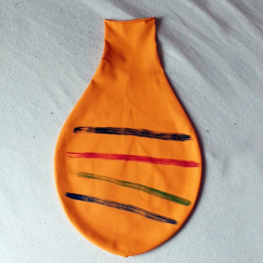 2x 36 Inch Sa **NEW STRIPED** Balloon *mix Colors* Big Balloon Looner ...